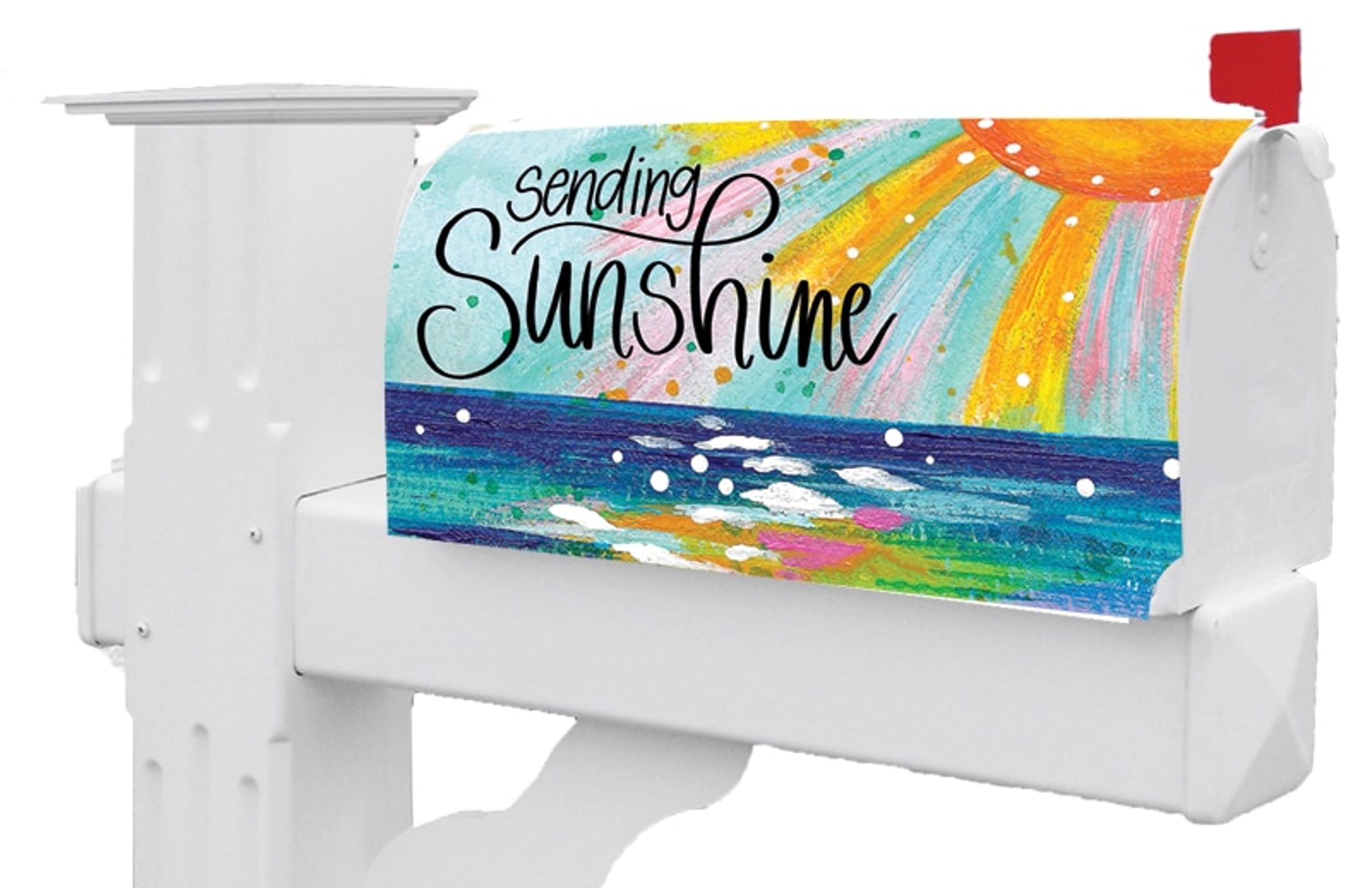 Sending Sunshine Mailbox Cover - I AmEricas Flags