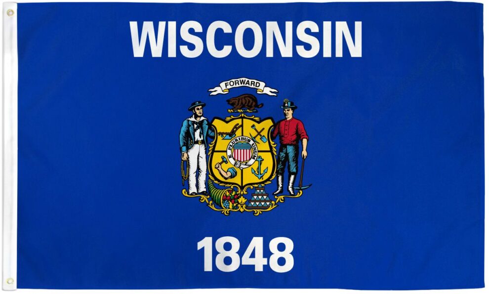 Wisconsin 3×5 State Flag - I AmEricas Flags