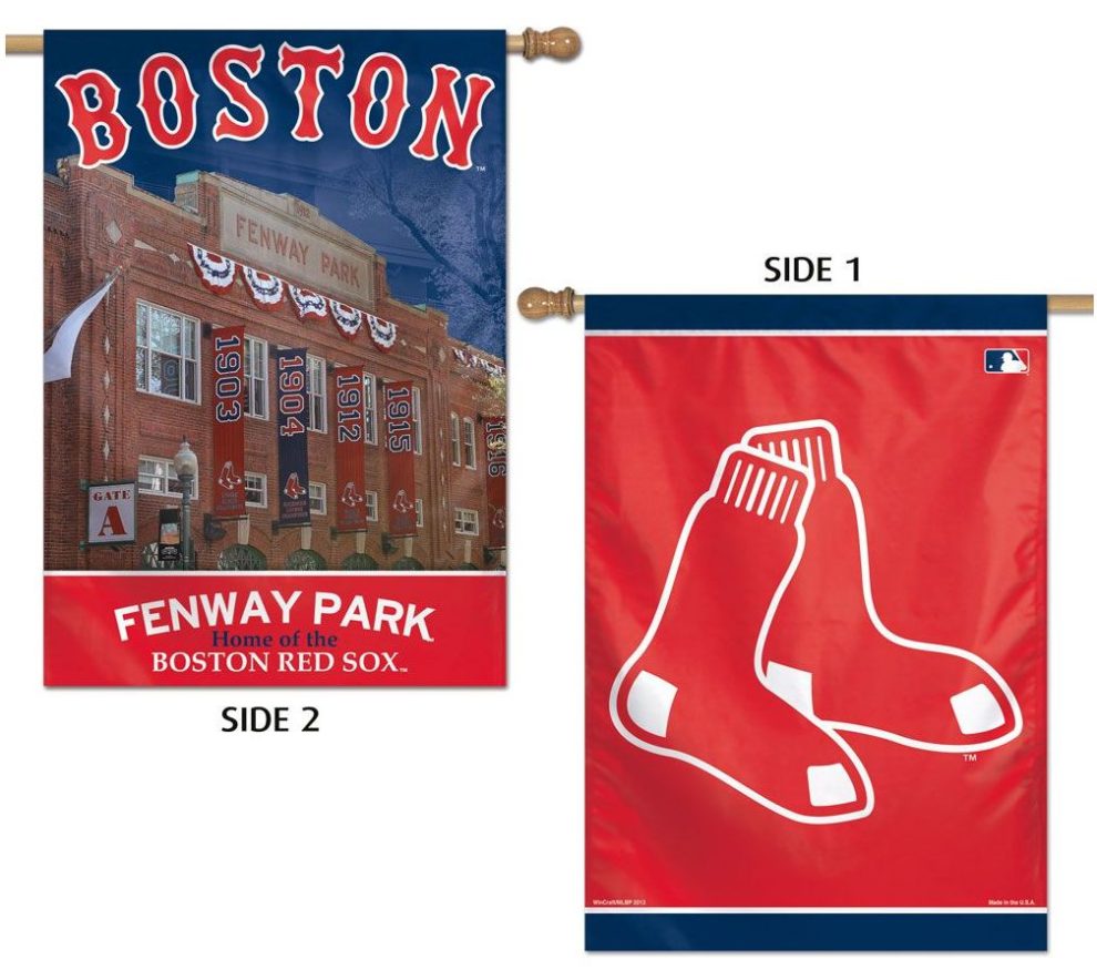 Boston Red Sox 2 Sided House Flag - I AmEricas Flags