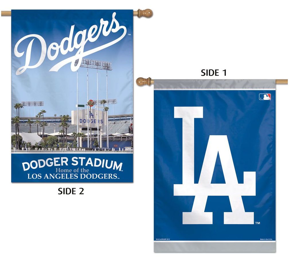 Los Angeles Dodgers 2 Sided House Flag - I AmEricas Flags
