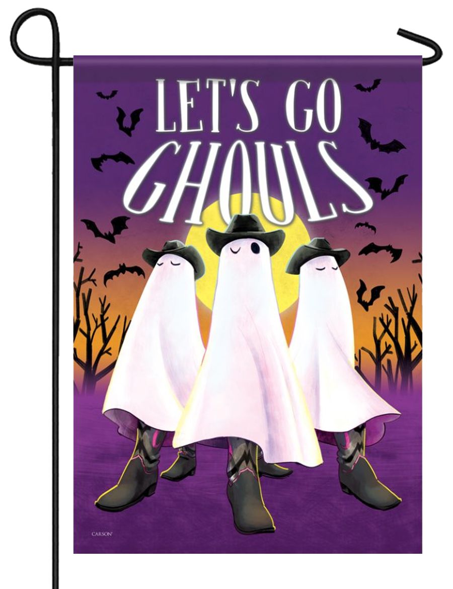 Let’s Go Ghouls Garden Flag - I AmEricas Flags