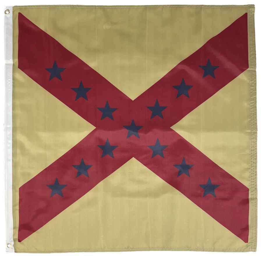 Rucker’s Brigade 3×3 Battle Flag - I AmEricas Flags
