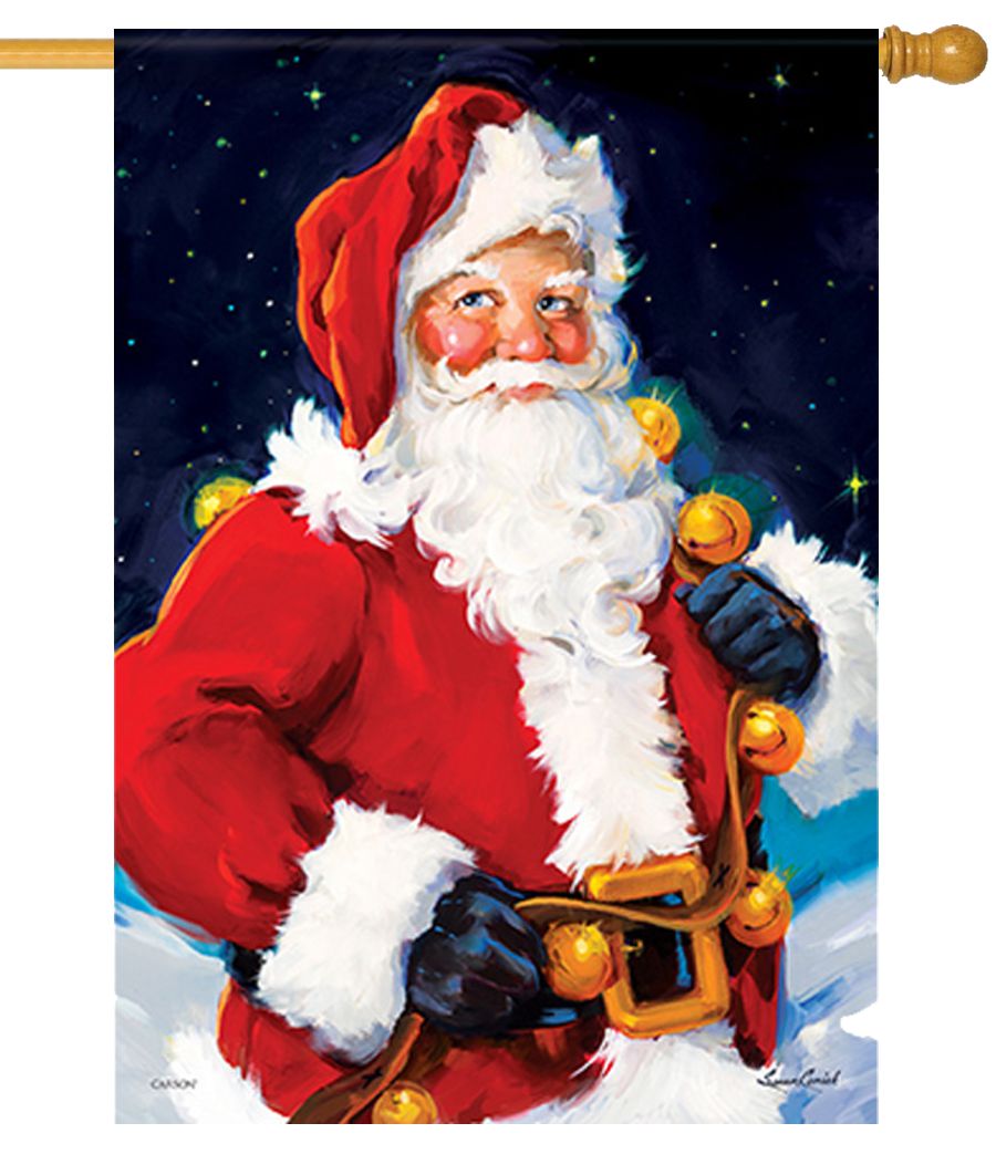 Santa’s Big Night House Flag - I AmEricas Flags