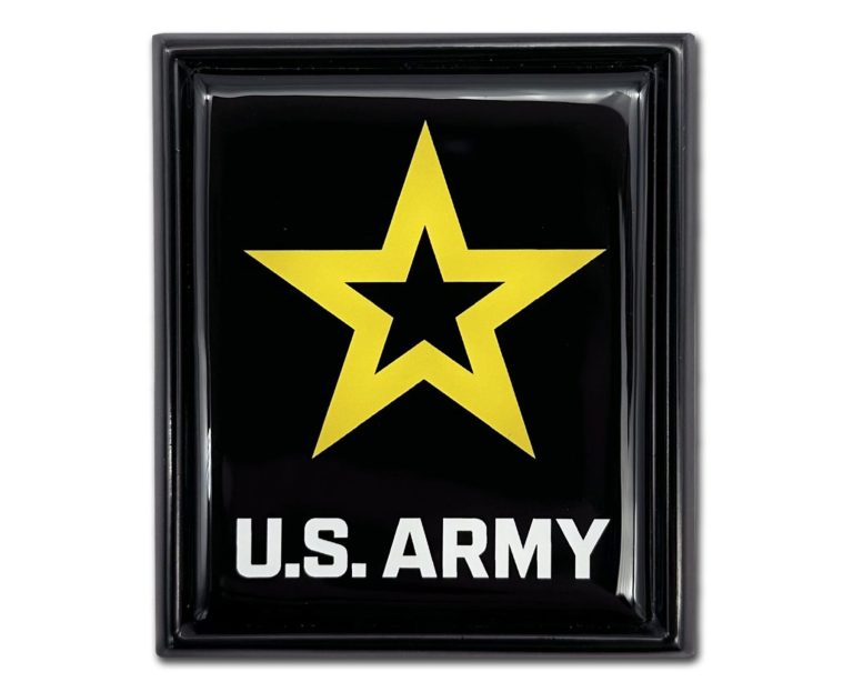 Army Green Seal Color Car Emblem - I AmEricas Flags