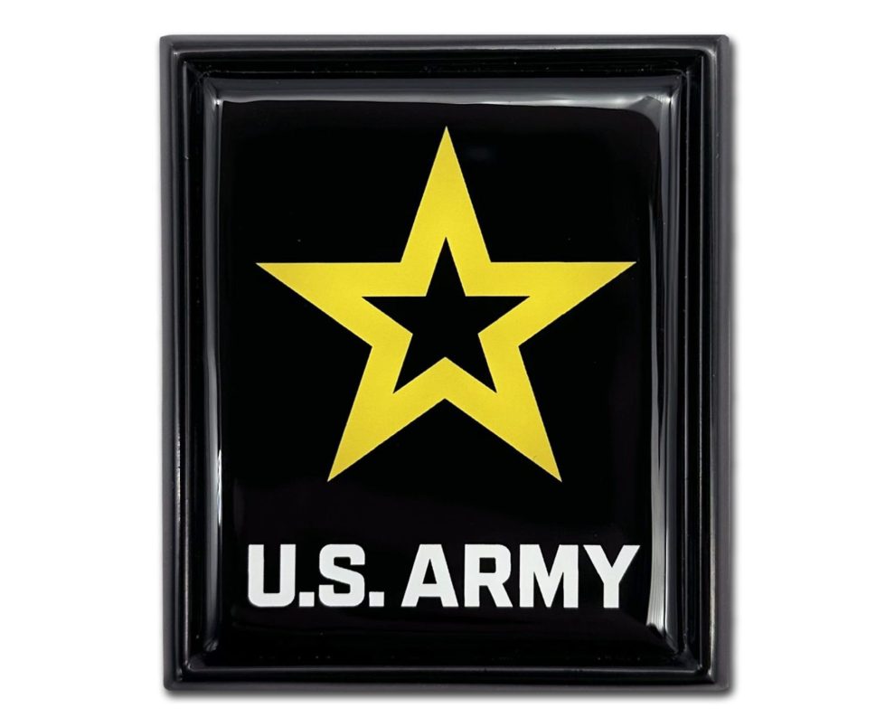 Army Green Seal Color Car Emblem - I AmEricas Flags