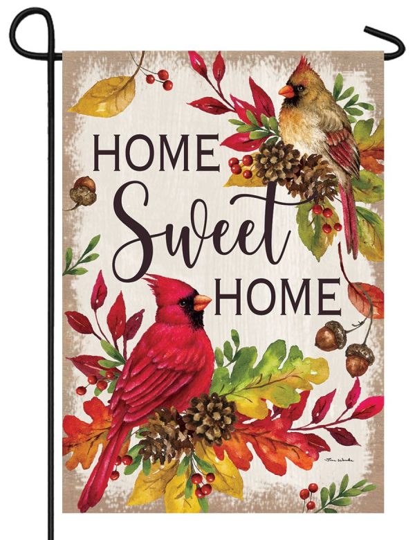 Home Sweet Cardinals Garden Flag - I AmEricas Flags