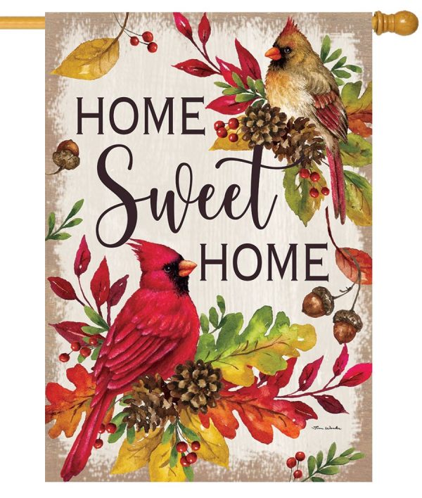 Home Sweet Cardinals House Flag - I AmEricas Flags