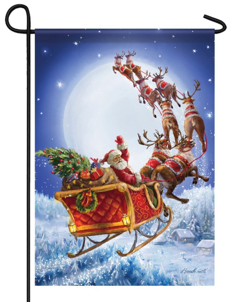 Santa Claus Garden Flags - I AmEricas Flags