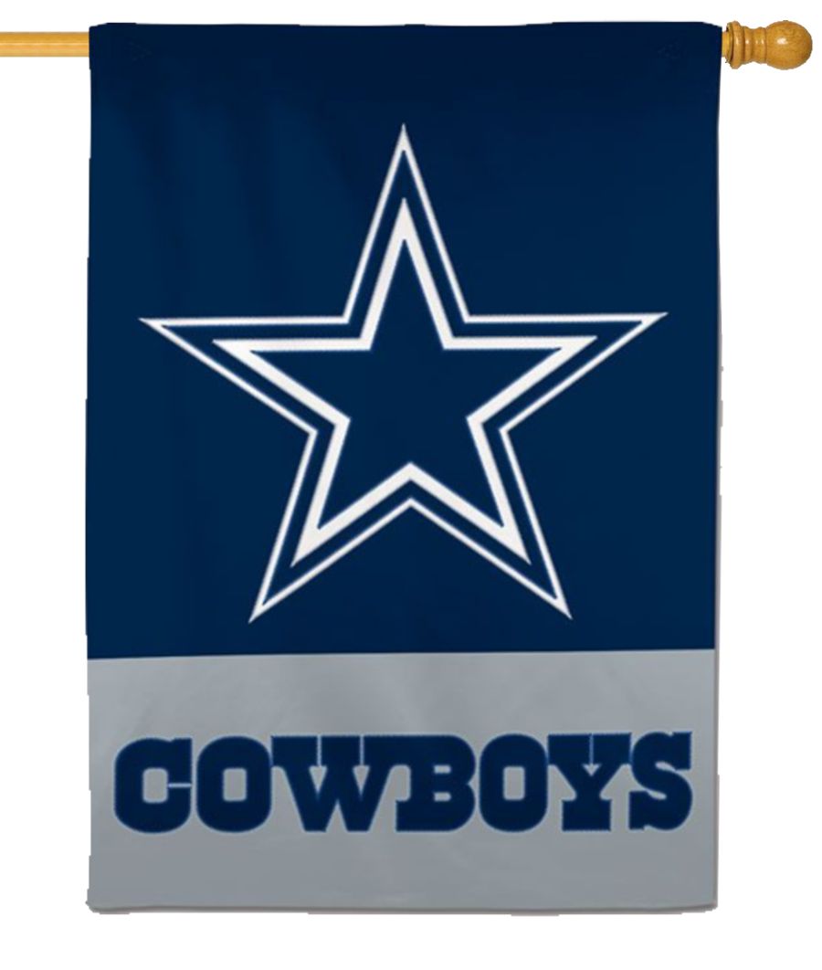 Dallas Cowboys Star Applique House Flag - I AmEricas Flags