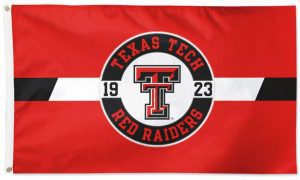 Texas Tech 3×5 Double T Logo Applique Flag - I AmEricas Flags