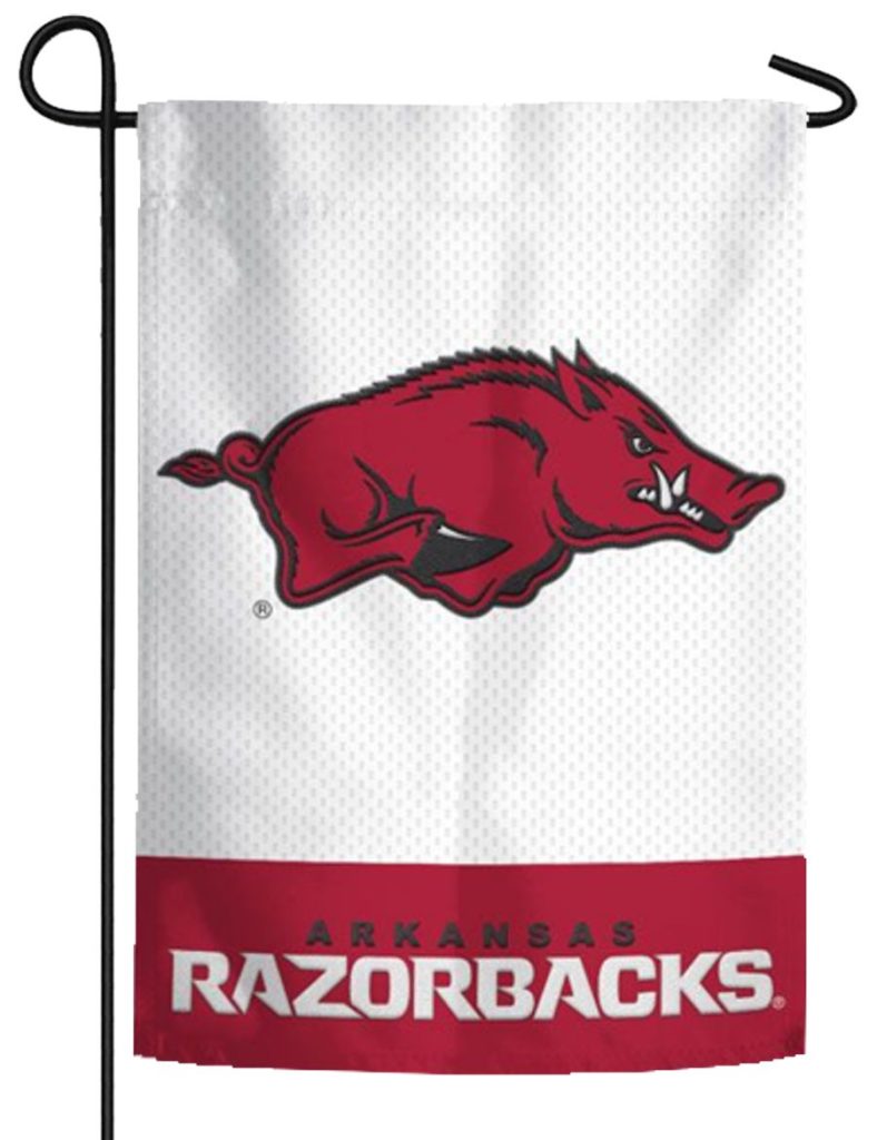 Arkansas Razorbacks Embellished Applique House Flag - I AmEricas Flags