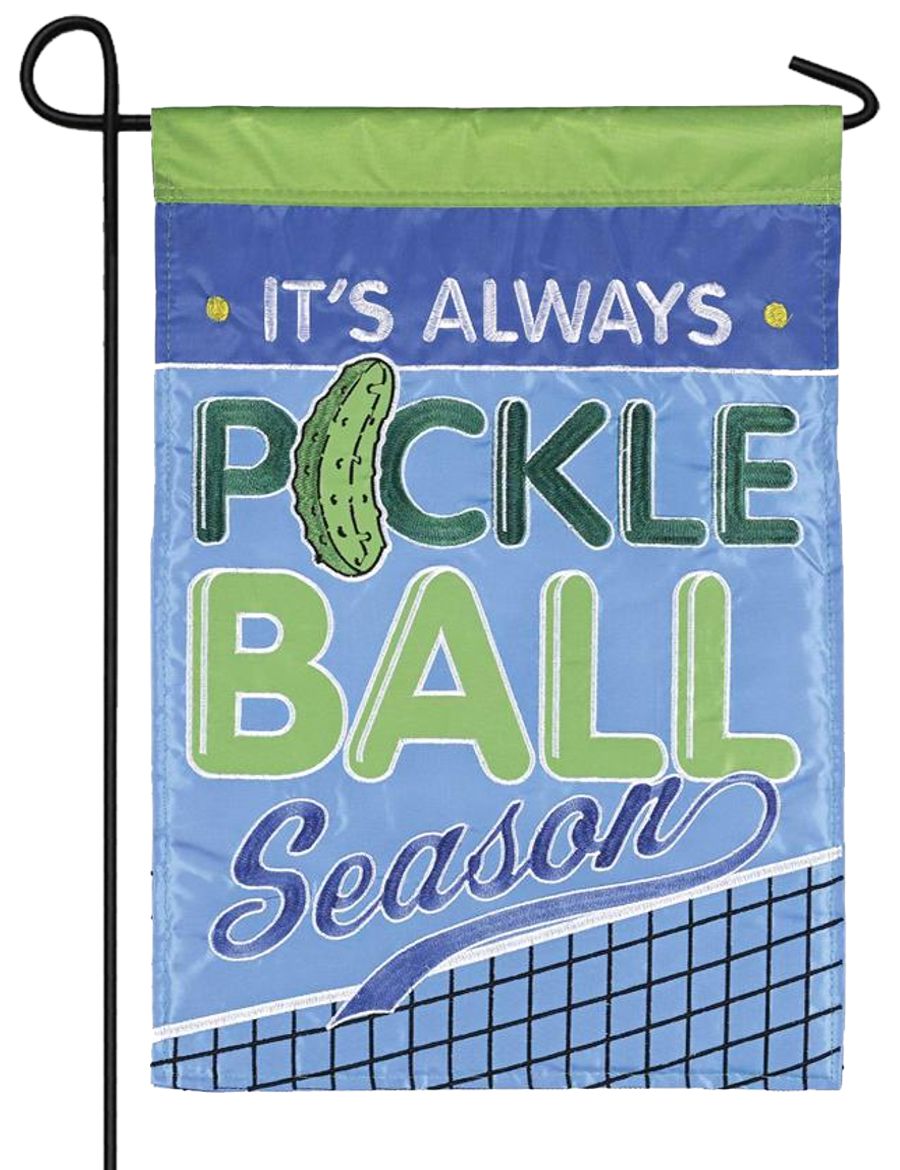 Always Pickleball Season Double Applique Garden Flag - I AmEricas Flags