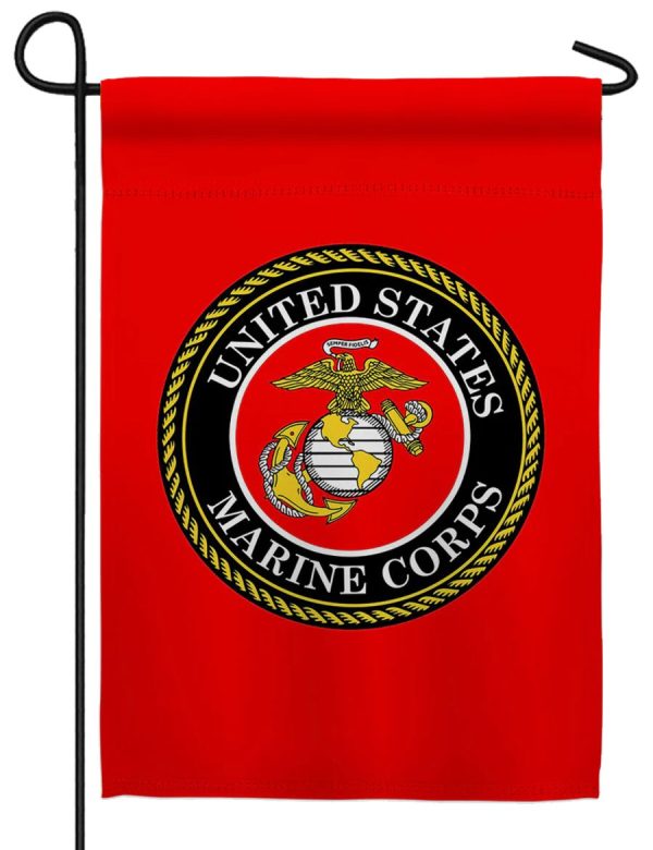 Marine Corps Sublimated Garden Flag - I AmEricas Flags