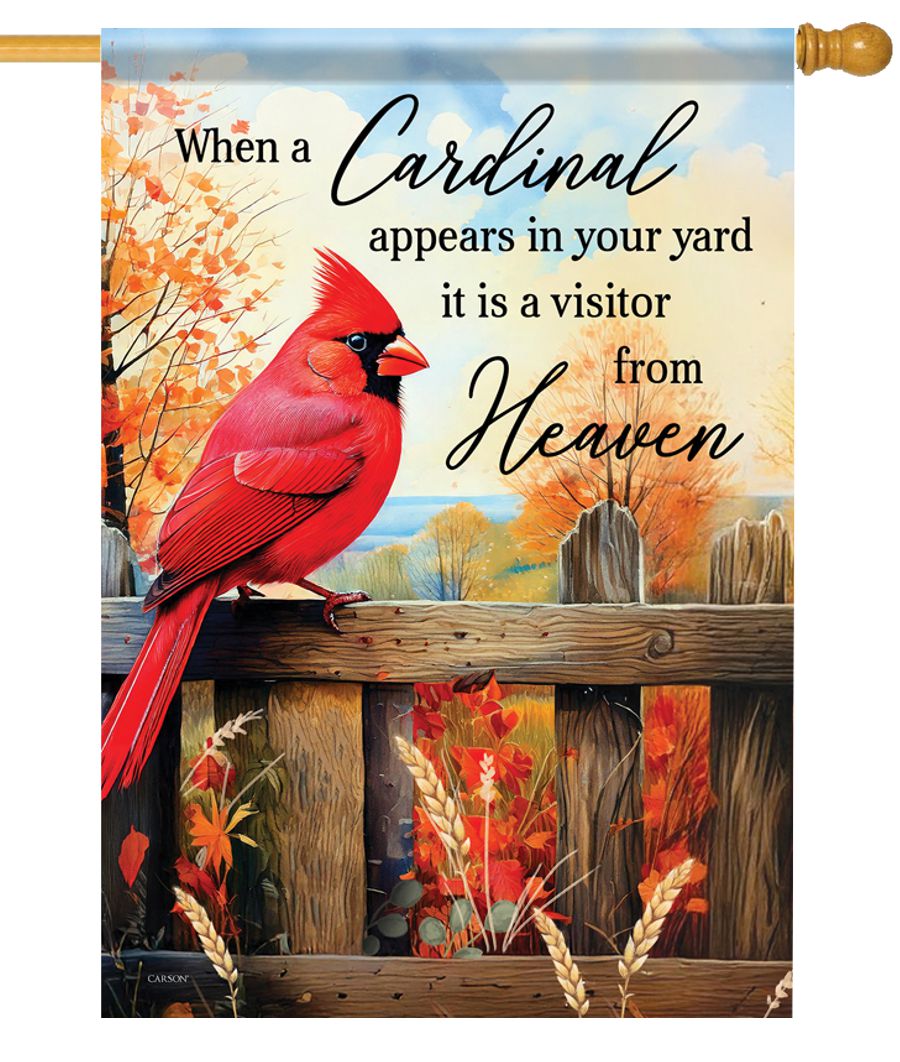 Cardinal Appears House Flag - I AmEricas Flags