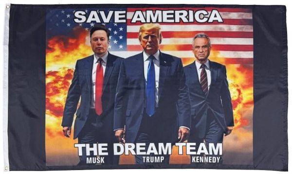 Trump Dream Team 3×5 Flag - I AmEricas Flags