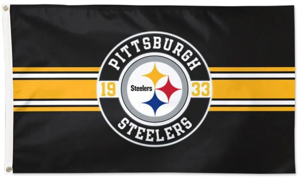 Pittsburgh Steelers 3×5 Applique Flag - I AmEricas Flags