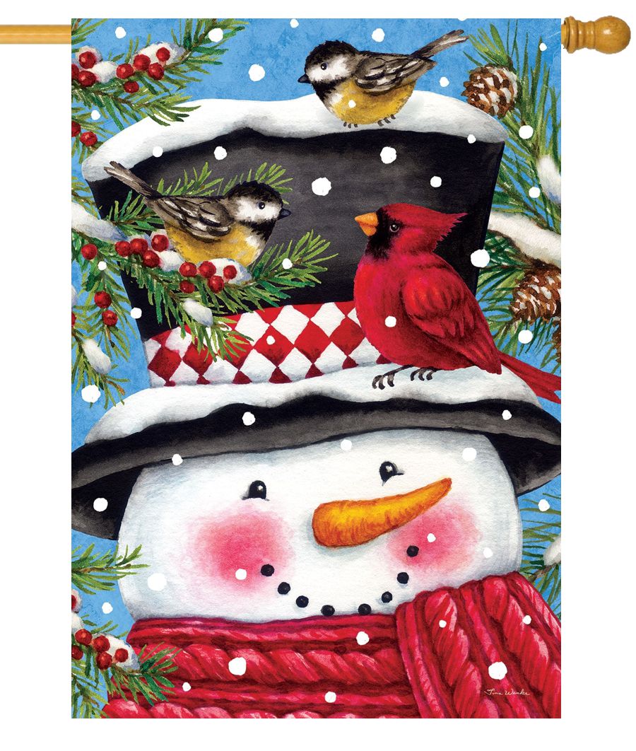 Winter House Flags - I AmEricas Flags