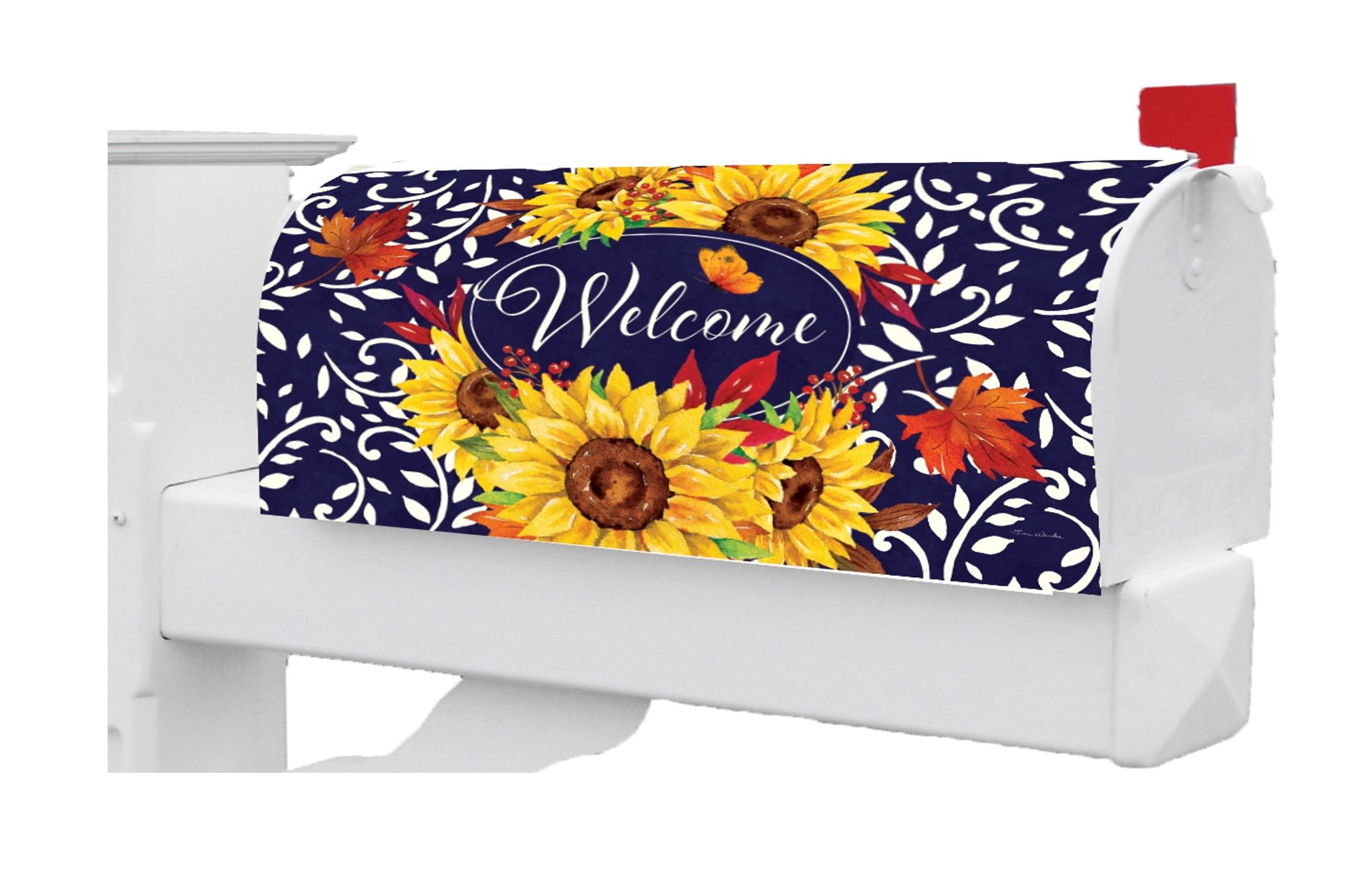 Sunflower Panel Mailbox Cover - I AmEricas Flags