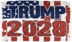 Trump 2028 Vintage 3×5 Flag - I AmEricas Flags