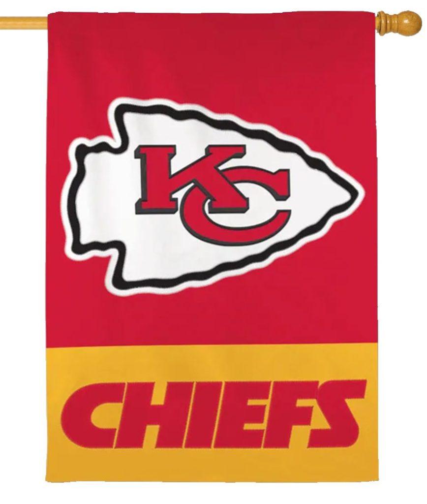 Kansas City Chiefs Applique House Flag - I AmEricas Flags