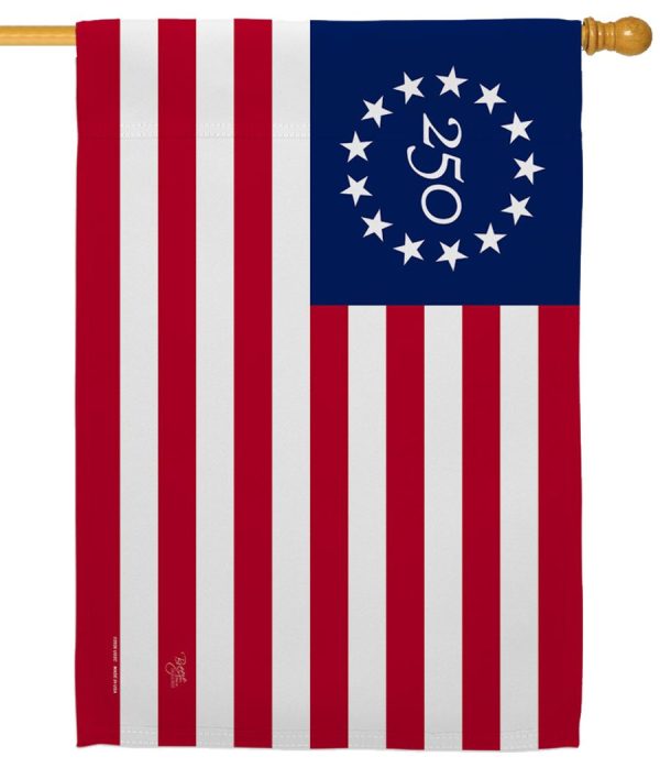 America 250 Betsy Ross Sublimated House Flag - I AmEricas Flags